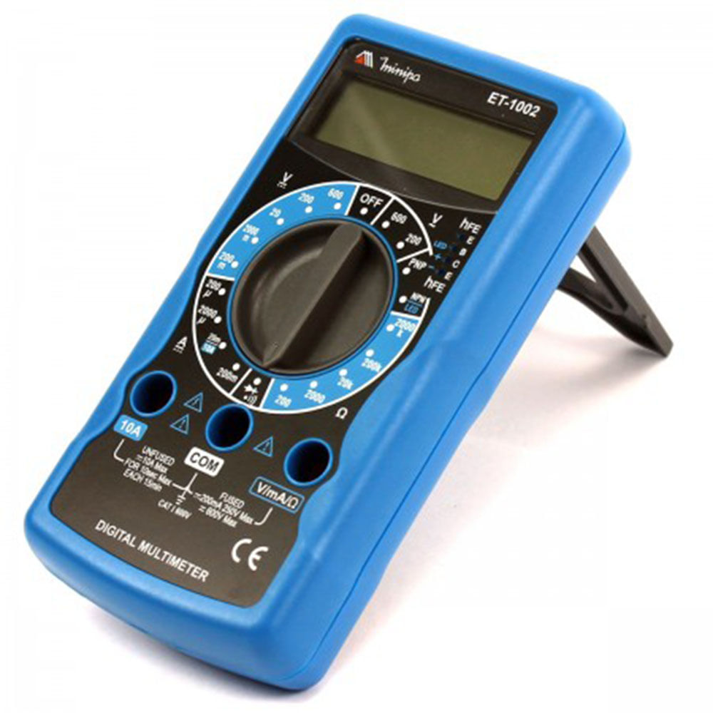 Multimetro Digital Portatil Et-1002 - Minipa - valflex