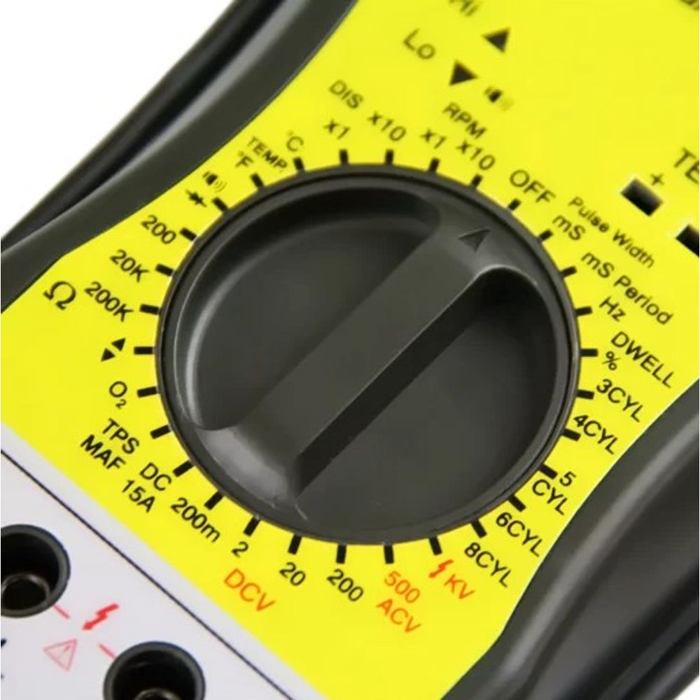 Multimetro Digital Automotivo C/ Rpm E Temperatura - Adm-9000 - Planatc ...