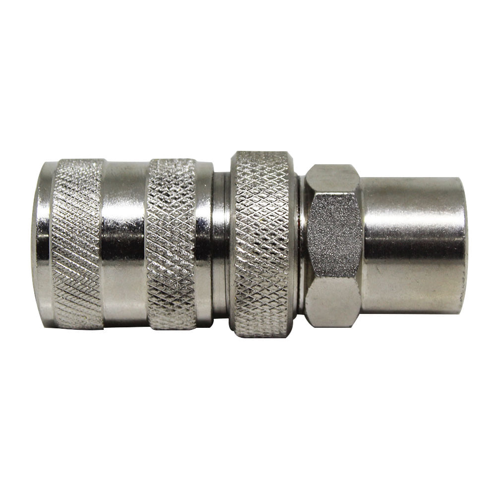 Engate Rápido Fêmea com Esfera 1/2 BSP - LUB-2020T - Lubfer - valflex